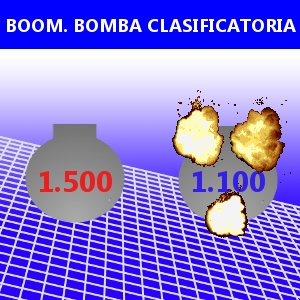 BOOM. BOMBA CLASIFICATORIA